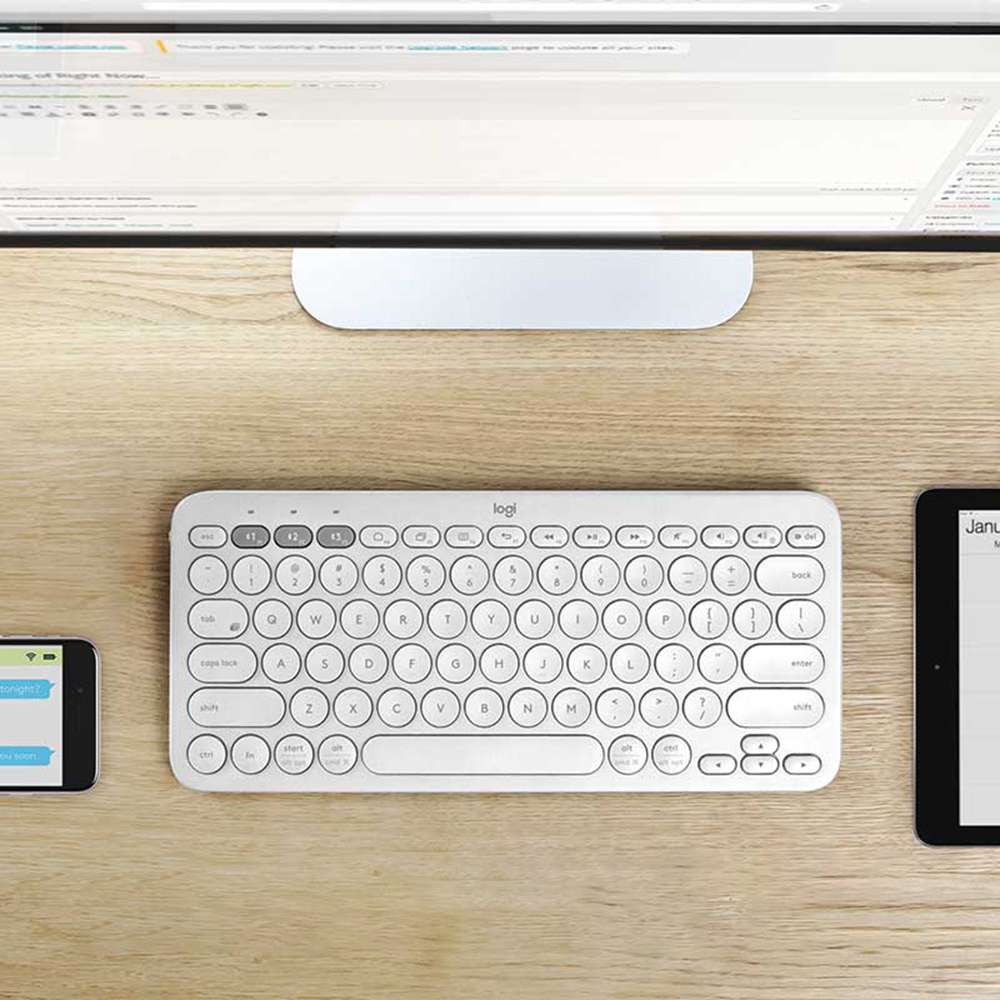 Logitech K380 Multi-device Wireless Bluetooth Keyboard White