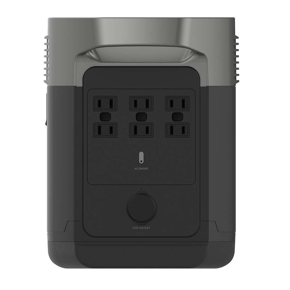 EcoFlow DELTA 1300 Outdoor Mobile Emergency Power Station Black