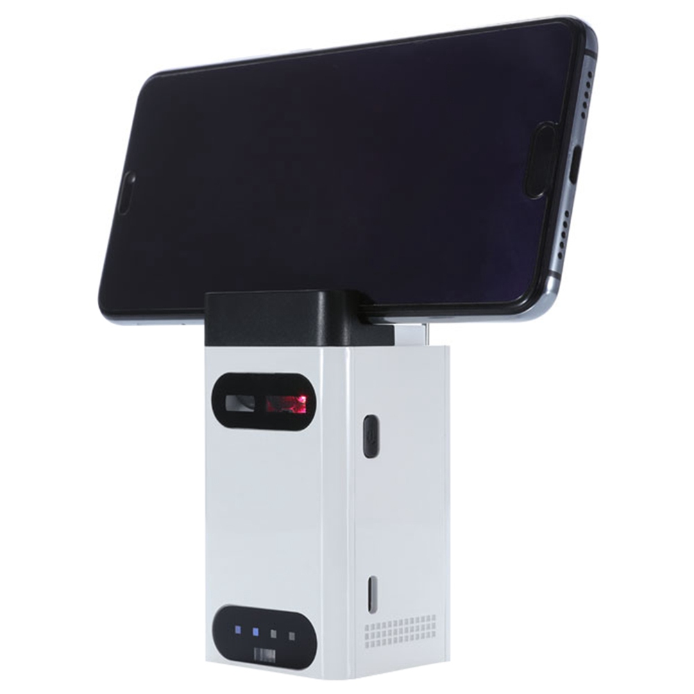 Wireless Laser Projection Bluetooth Virtual Mini Keyboard Mouse White