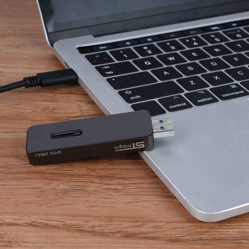 STmagic SPT31 2TB Wireless Portable Mini M.2 SSD Gray