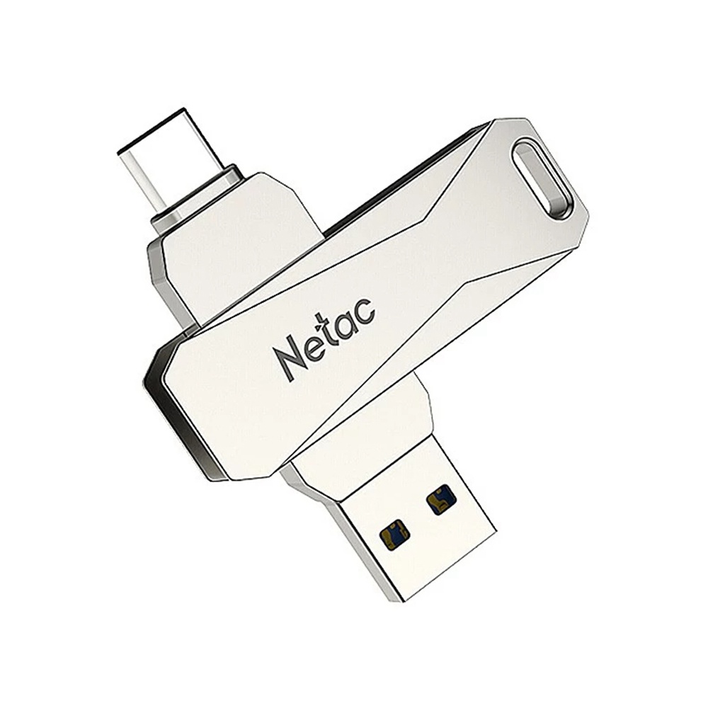 Netac U782C 128GB Type-C + USB 3.0 Dual Interface U Disk Silver