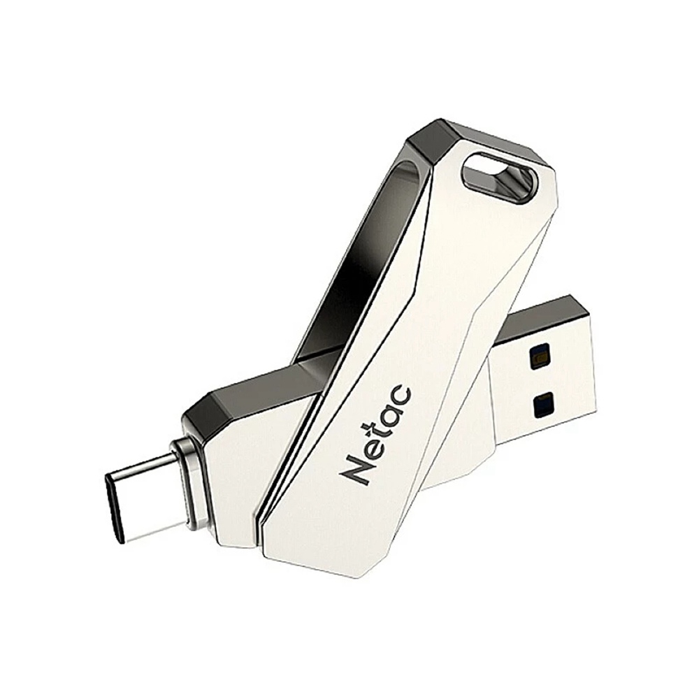 Netac U782C 128GB Type-C + USB 3.0 Dual Interface U Disk Silver