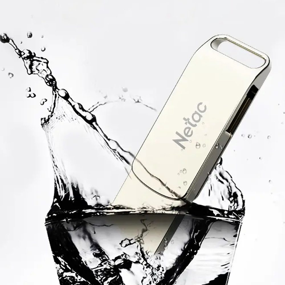 Netac U783C 64GB Type-C + USB 3.0 Dual Interface USB Flash Disk Silver