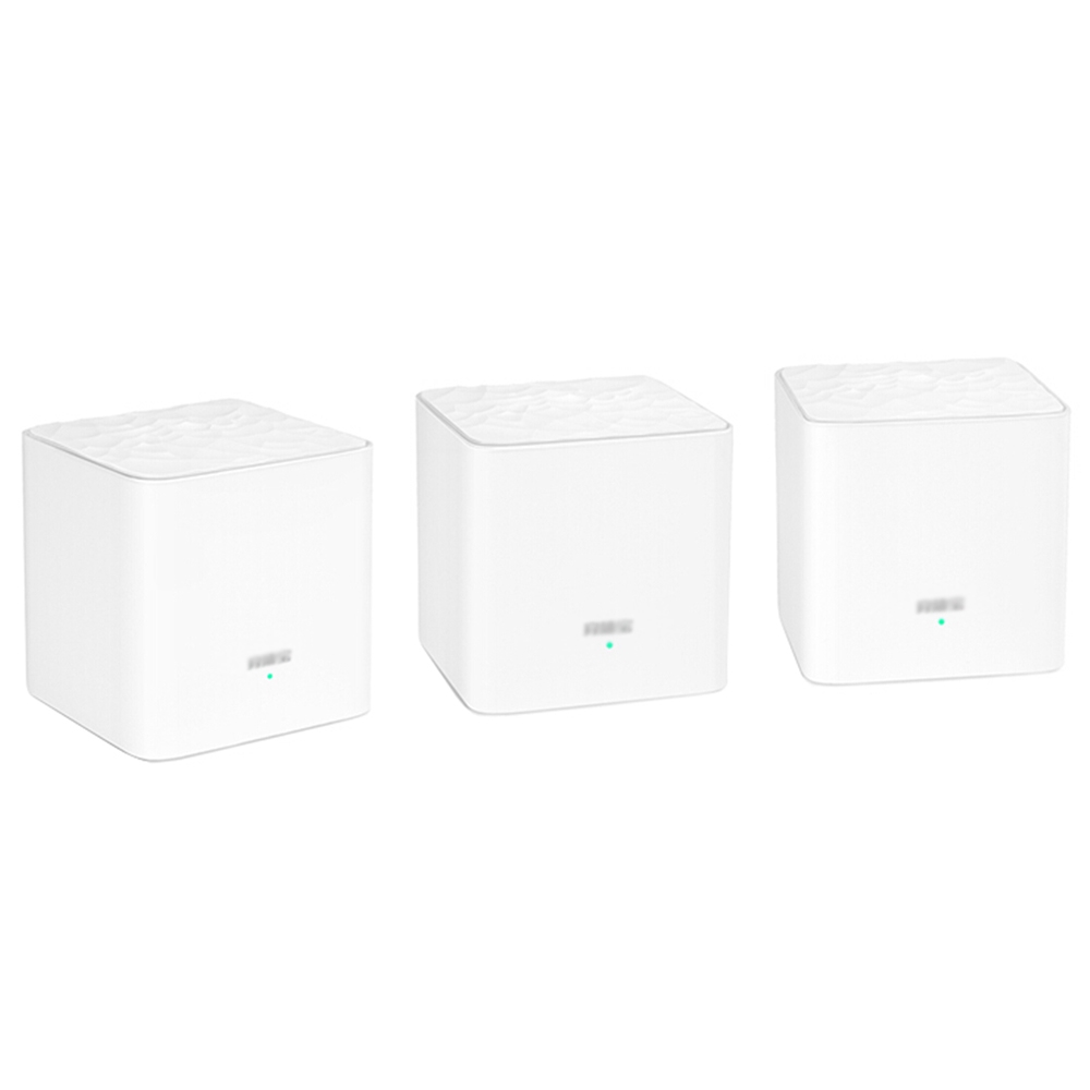 3PCS TENDA MW3 Mesh 2.4GHz + 5GHz WiFi Router White