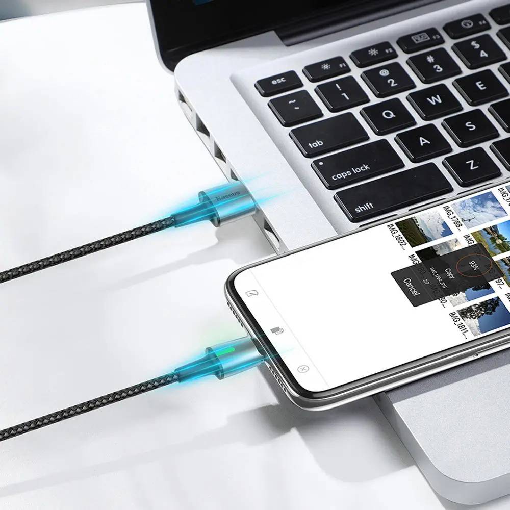 Baseus 1m Charging Cable Wear-resistant Black