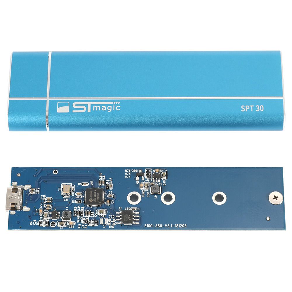 Stmagic SPT30 Type-C To USB 3.1 SSD Enclosure Blue