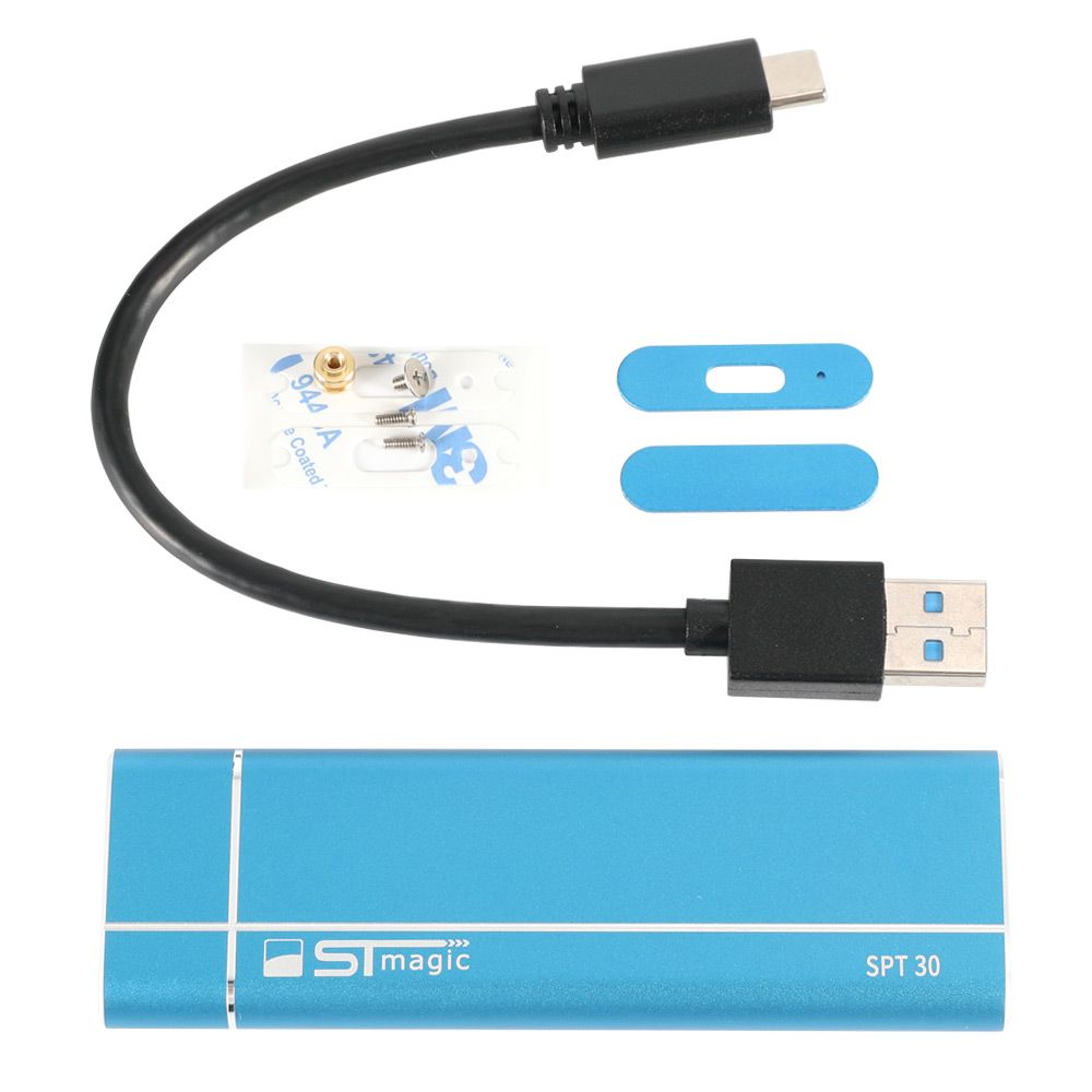 Stmagic SPT30 Type-C To USB 3.1 SSD Enclosure Blue