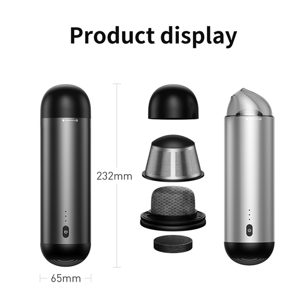 Baseus Portable Wireless Handheld Vacuum Cleaner Black