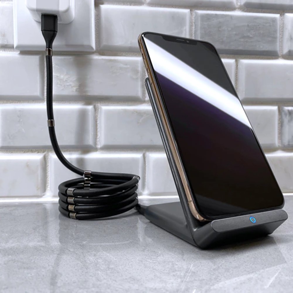 1.8m Lightning Interface Charging Data Cable Black