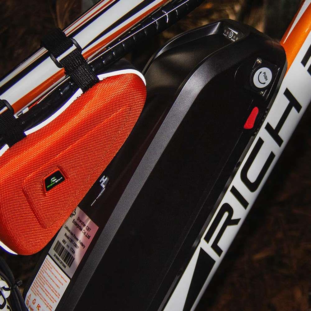 RICH BIT TOP-022 E-Bike 1000W Motor 17AH 26 Inch 35Km/h White Orange