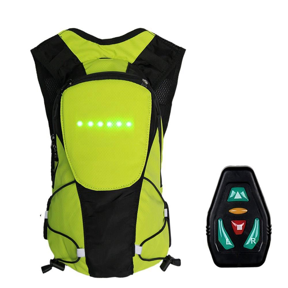 YKBB-B0503 5L Backpack With LED Signal Indicator Green
