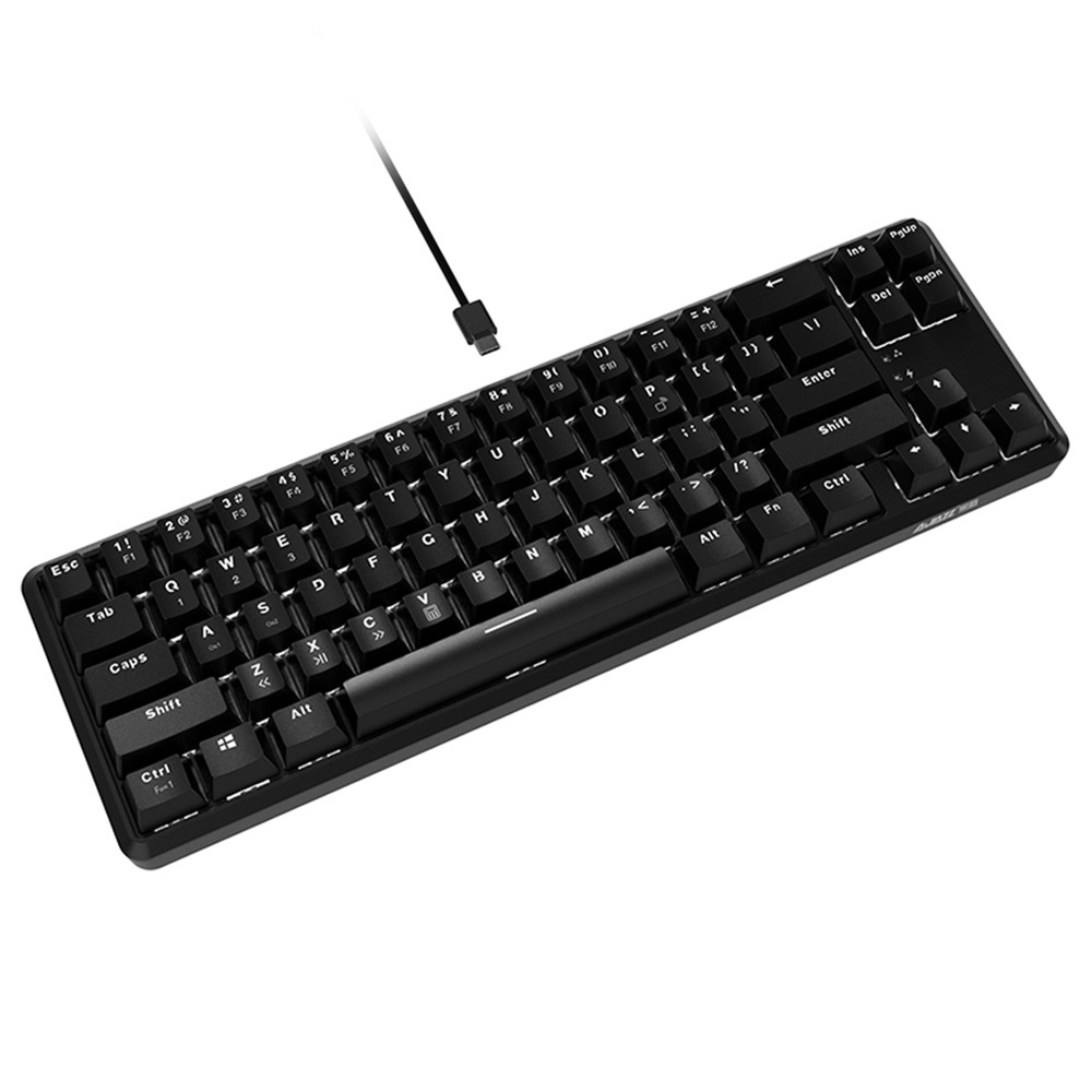 Ajazz K680T Backlight Mechanical Keyboard Brown Switch Black