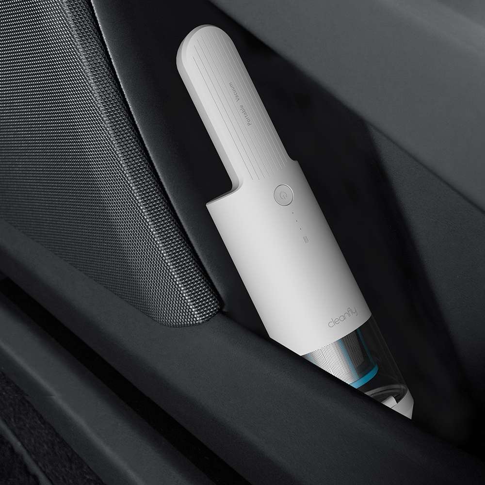 Cleanfly FV2 Portable Cordless Handheld Vacuum Cleaner White