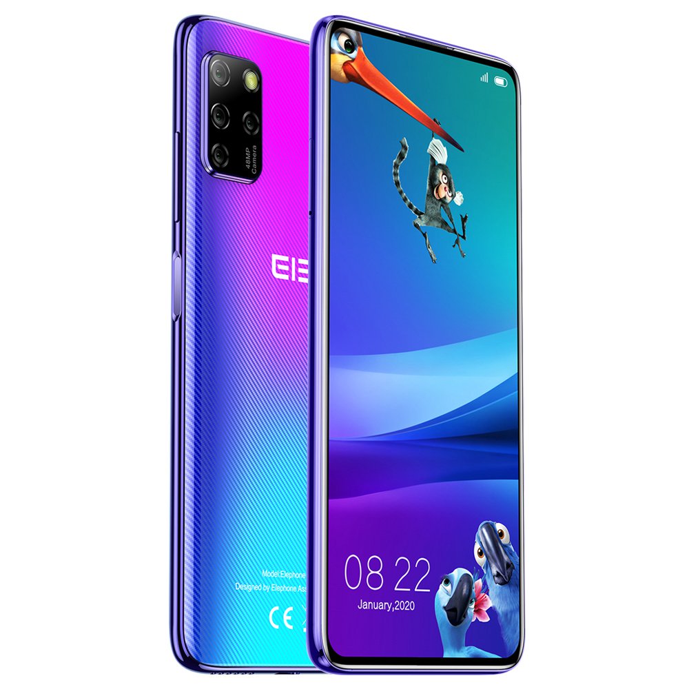 Global Version Elephone E10 Pro 6.55" MT6762D 4GB 128GB Blue