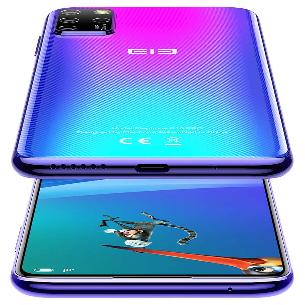 Global Version Elephone E10 Pro 6.55" MT6762D 4GB 128GB Blue