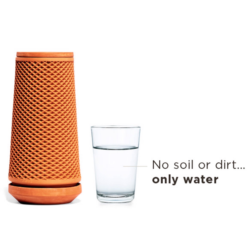 Terraplanter Creative Simple Indoor Terracotta Hydroponic Flower Pot L