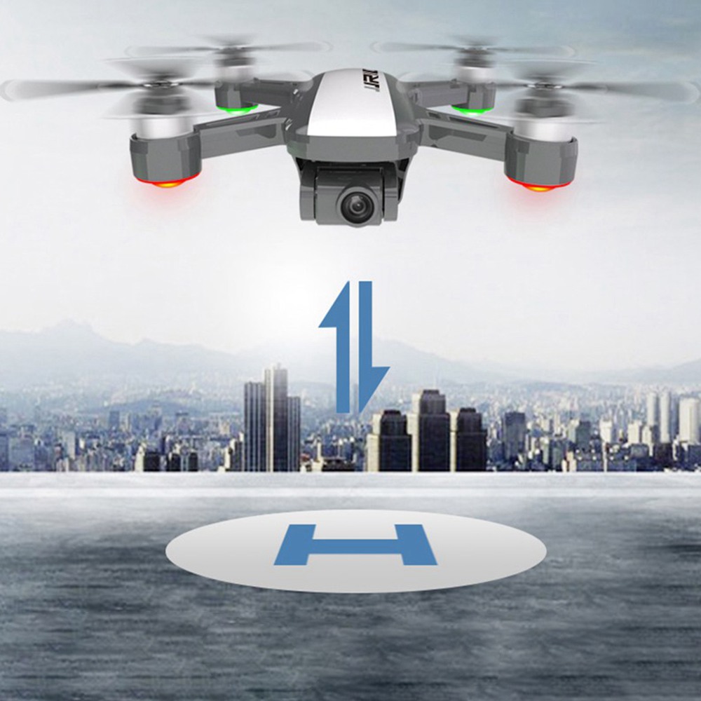 JJRC X9PS 4K GPS RC Drone White Two Batteries with Bag