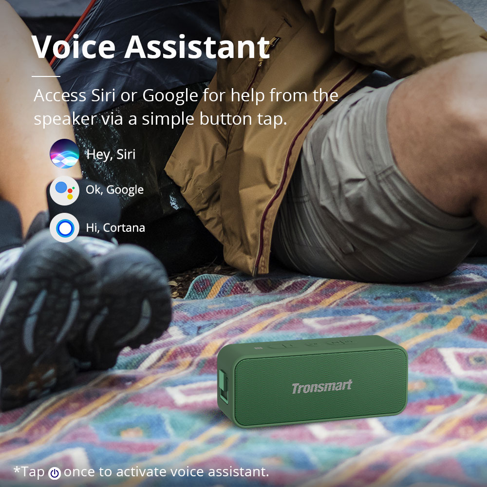Tronsmart T2 Plus 20W Bluetooth 5.0 Speaker Dark Green