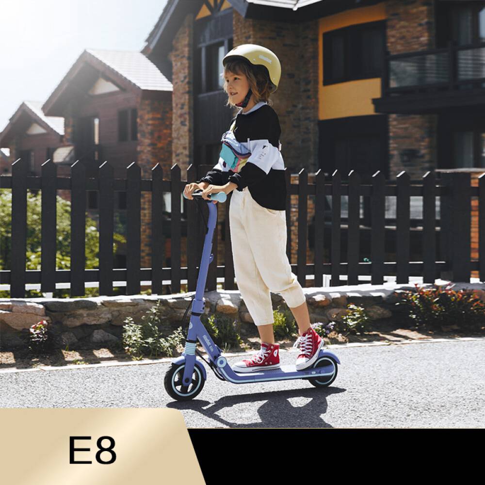 Ninebot E8 2550mAh 130W Folding Electric Scooter for Kids Blue