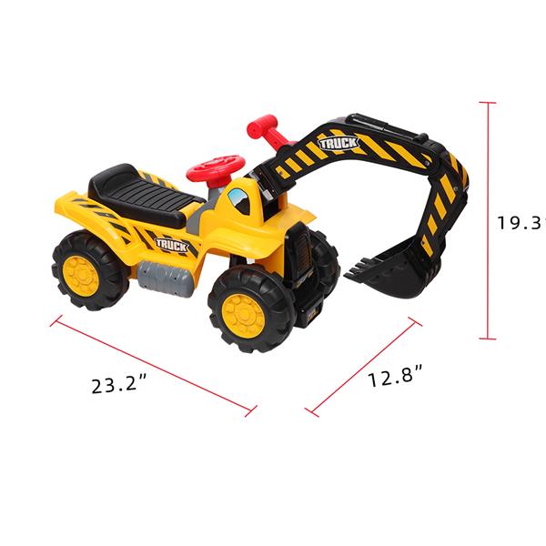 LEADZM Children Excavator Toy Car