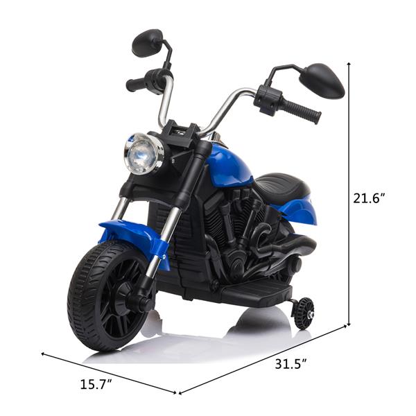 Kids Electric Ride On Motorcycle Blue