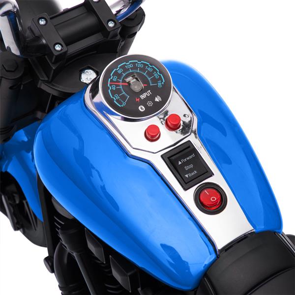 Kids Electric Ride On Motorcycle Blue