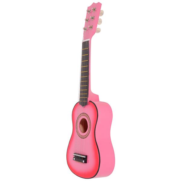 21 Inch Acoustic Guitar 6 String Pink