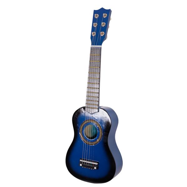 21 Inch Acoustic Guitar 6 String Blue