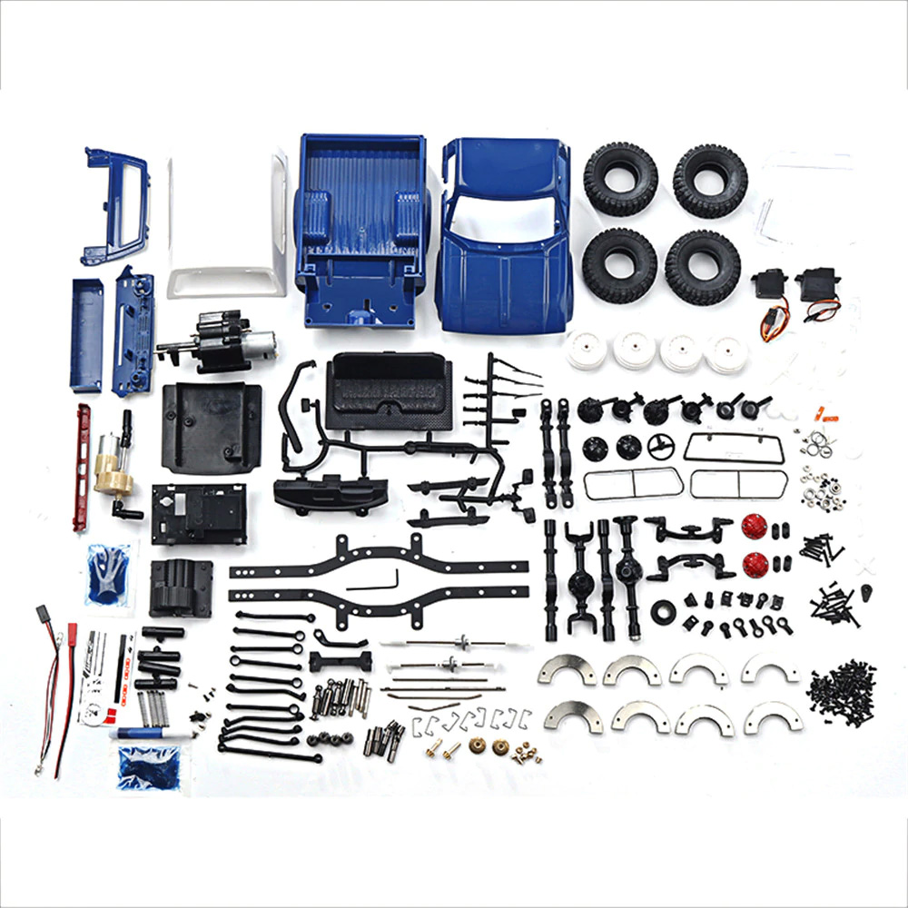 WPL C24KM 1/16 4WD RC Car Kit Blue