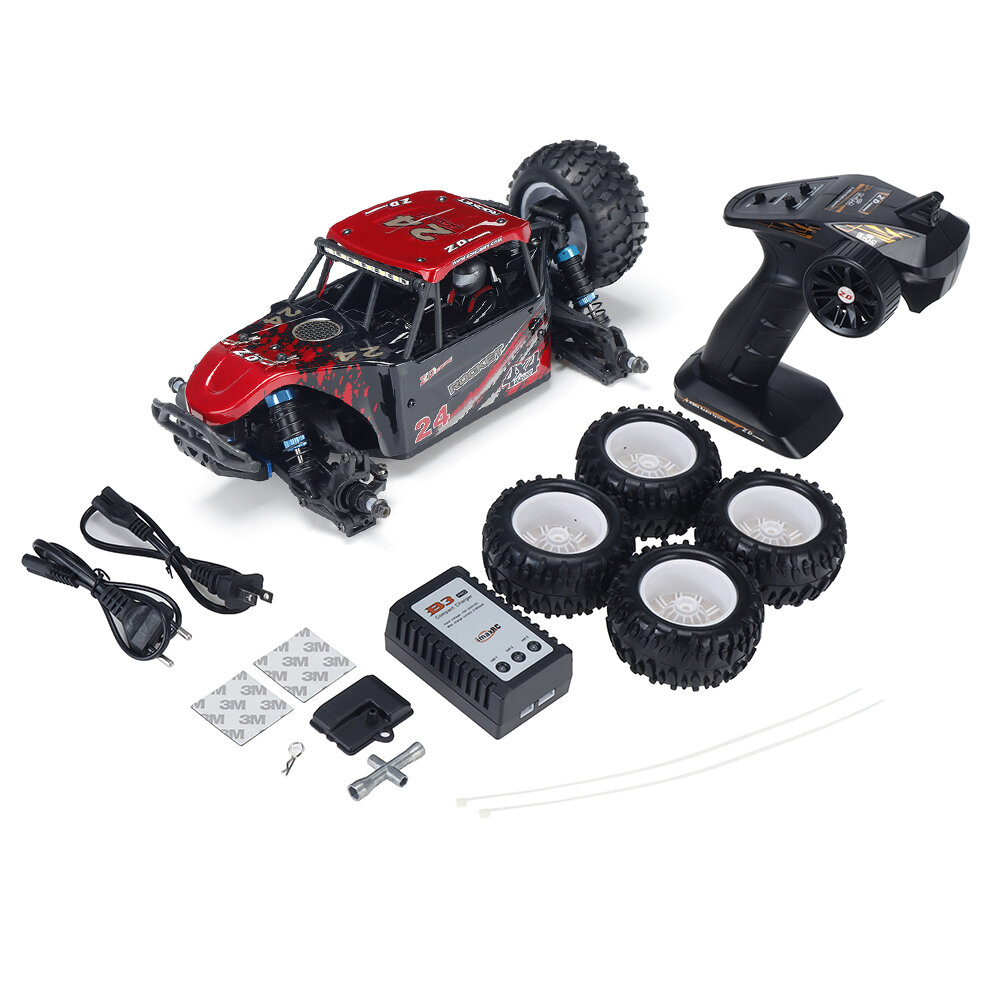 ZD Racing DTK16 1/16 Brushless RC Car Red