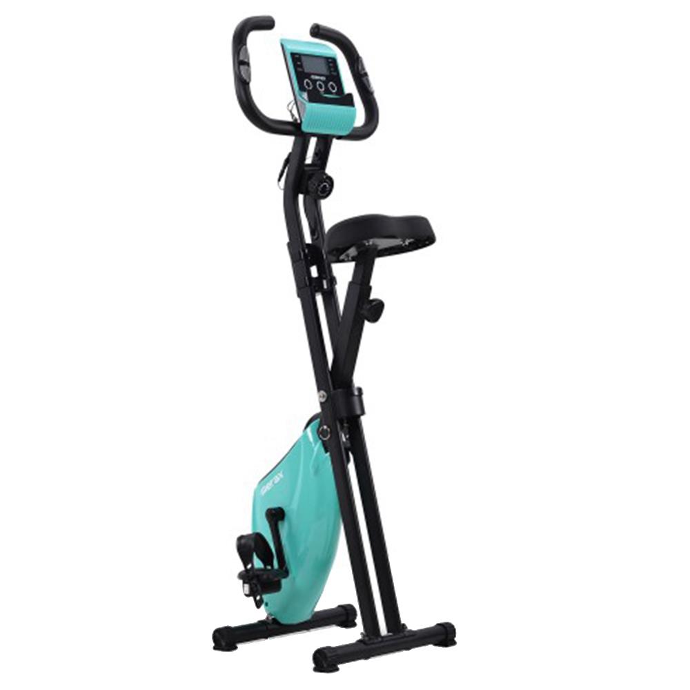 Merax Magnetic Foldable Exercise Bike - Blue