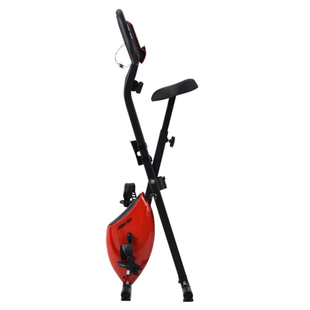 Merax Magnetic Foldable Exercise Bike - Red