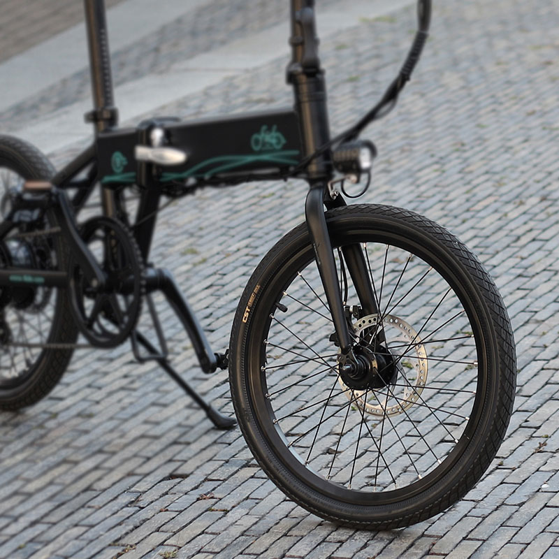 FIIDO D4S 20 Inch Folding Moped Electric Bike Gear Shifting Black