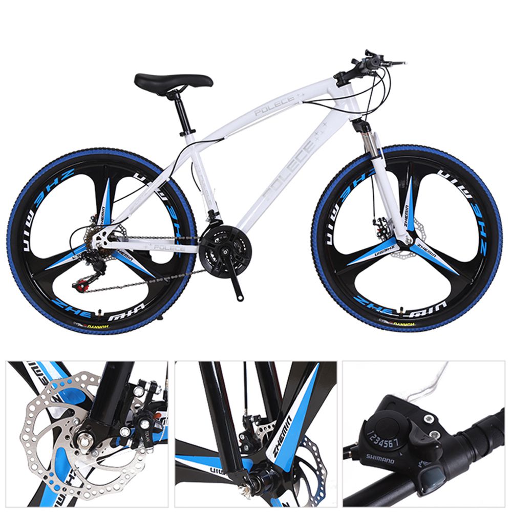 POLECE Python Shaped Mountain Bike Blue White