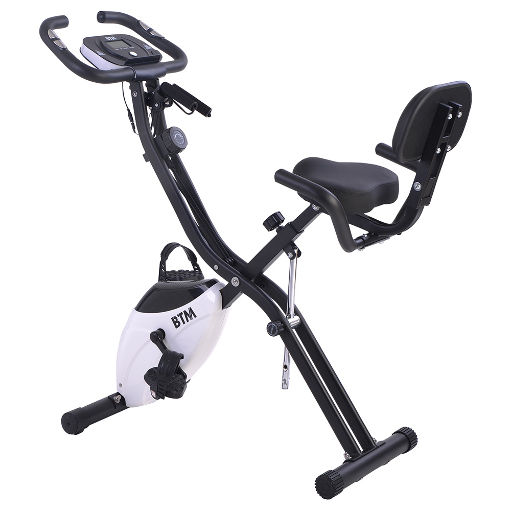 G500 Folding Cycling Exercise Bike Indoor Training X Bike White