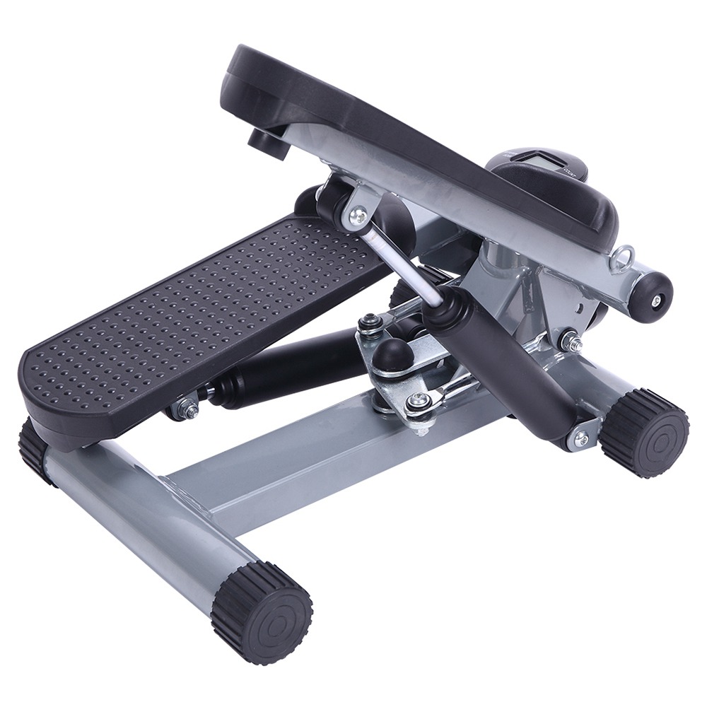 S025 Aerobic Fitness Step Air Stair Climber Stepper Silver