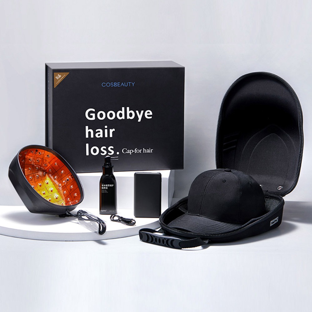 COSBEAUTY Electric Laser Hair Growth Device Black