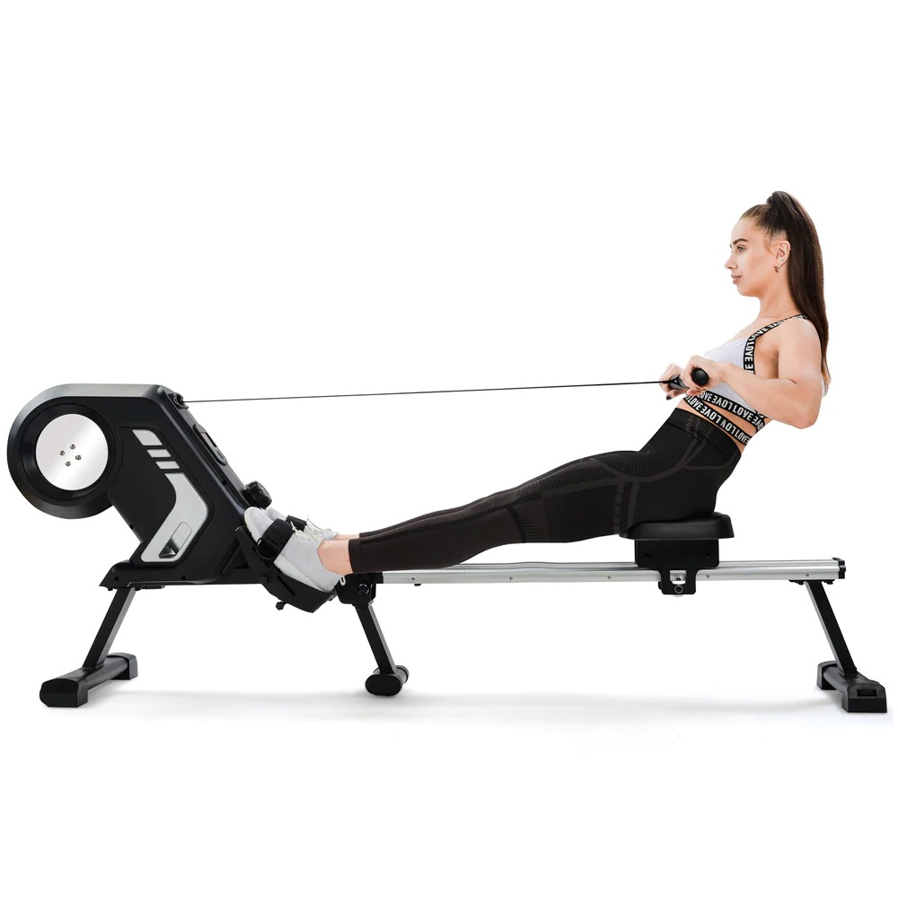 Merax Foldable Rowing Machine With Magnetic Resistance LCD Display