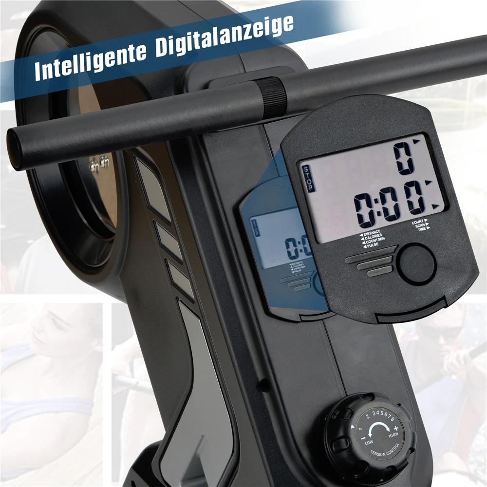 Merax Foldable Rowing Machine With Magnetic Resistance LCD Display