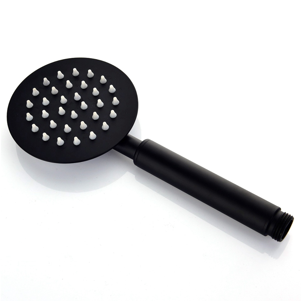 Wall-mounted Stainless Steel Shower Set Black