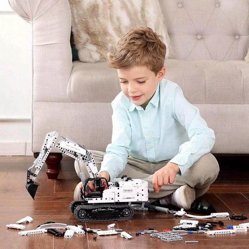 Onebot Engineering Excavator Building Blocks Toys