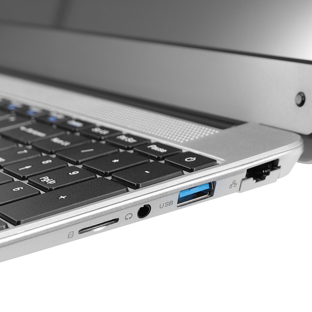 DERE X156 Laptop 15.6 Inch Intel Celeron J4115 8GB 256GB Silver