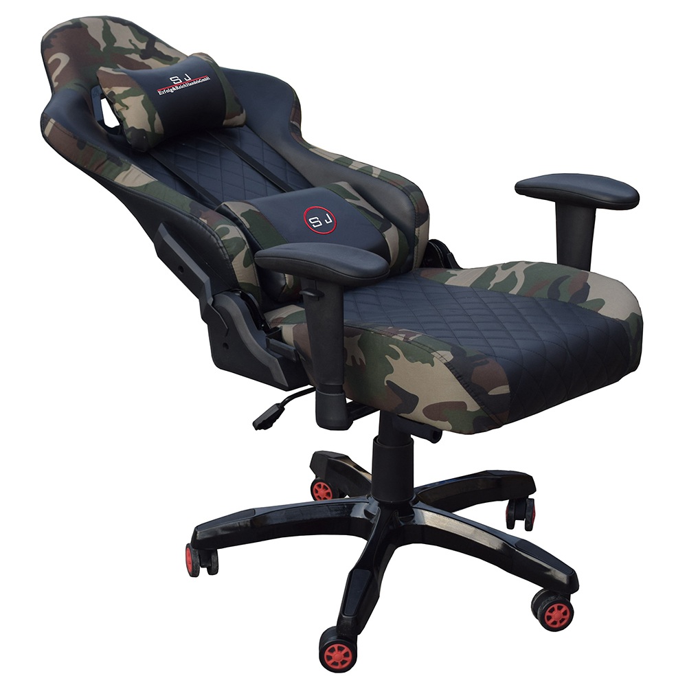 Rotatable Office Swivel Chair Gaming Chair With Armrests Camouflage