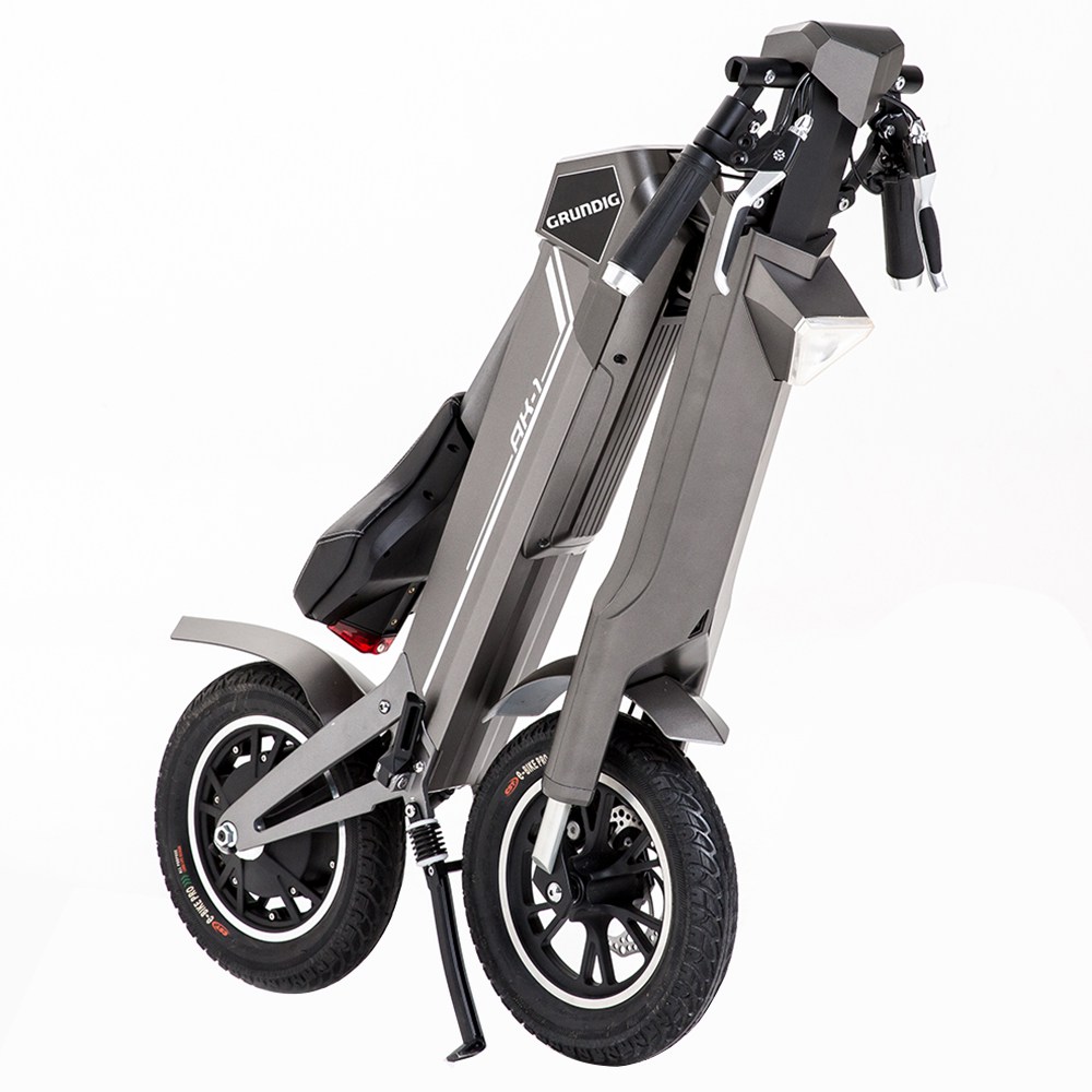 GRUNDIG AK-1 Folding Electric Scooter Aluminum Alloy 350W Motor Grey