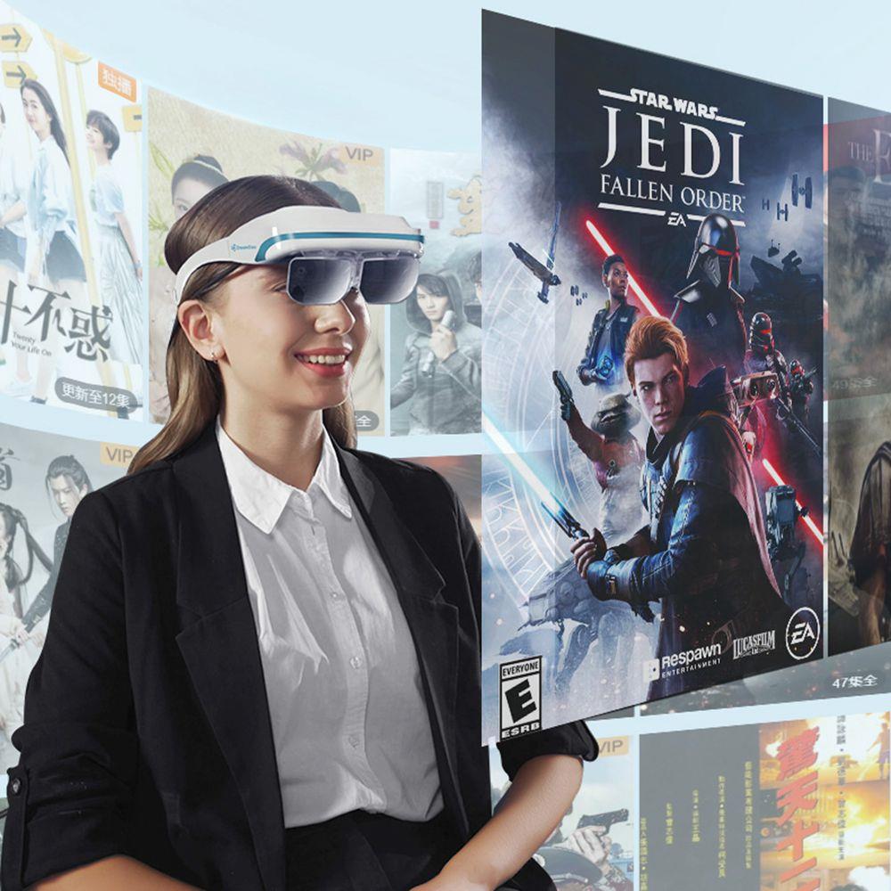 Dream Glass 4K Portable AR Virtual Smart Glasses Black