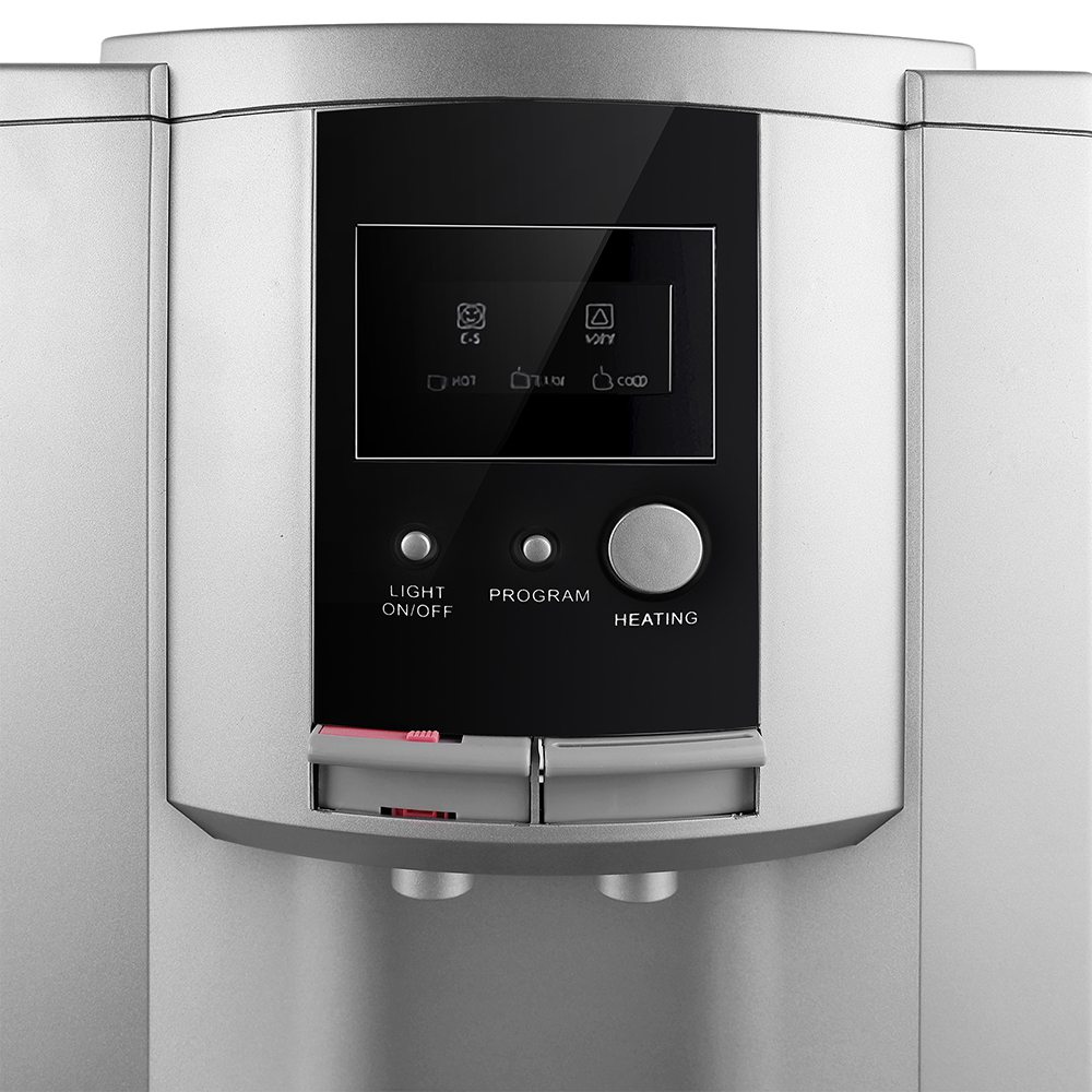 Vertical Home Office Water Dispenser Silver