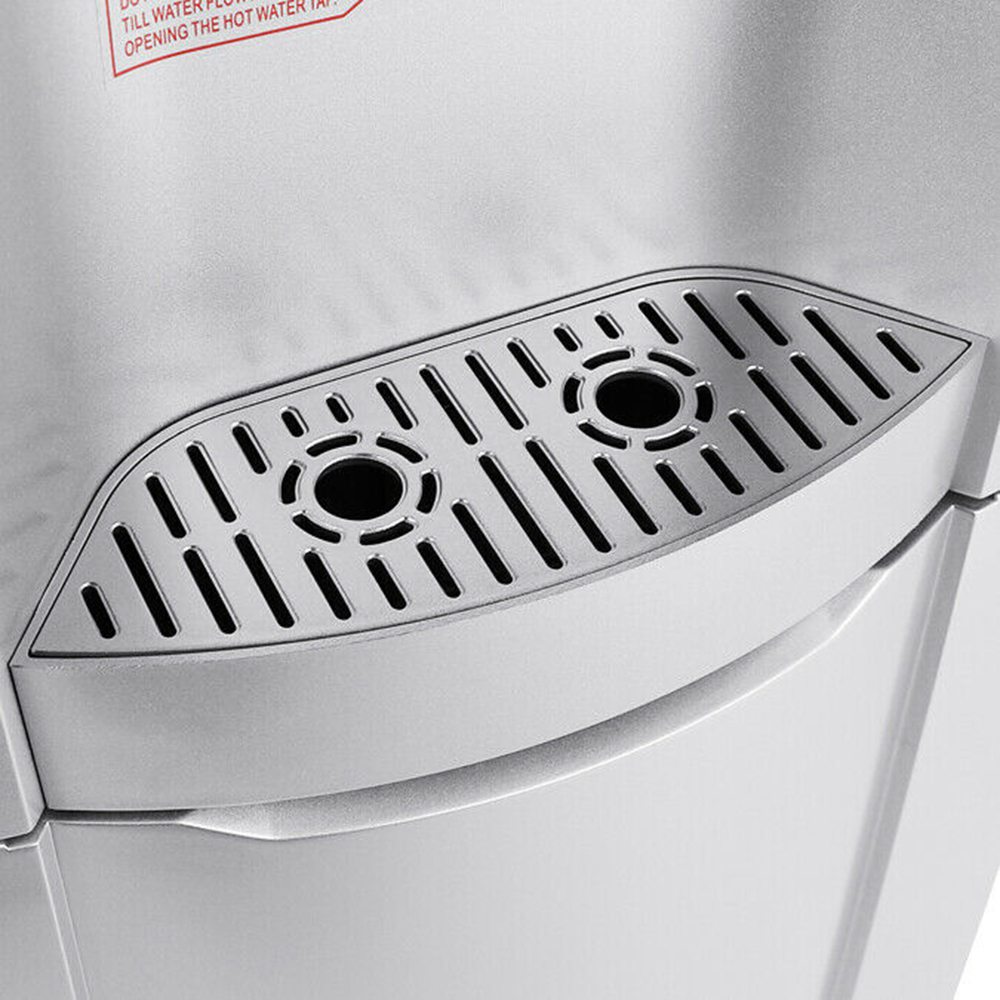 Vertical Home Office Water Dispenser Silver