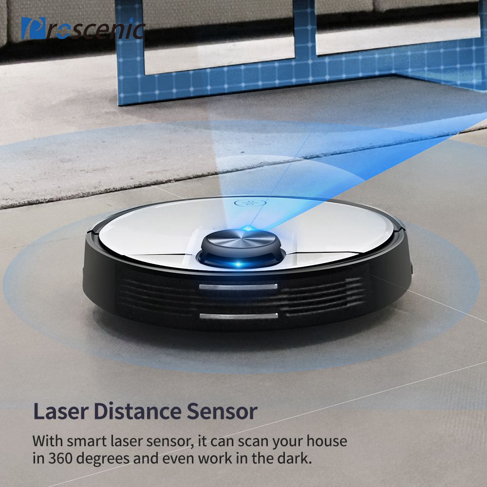 Proscenic M6 Pro LDS Robot Vacuum Cleaner 2600Pa Powerful Suction