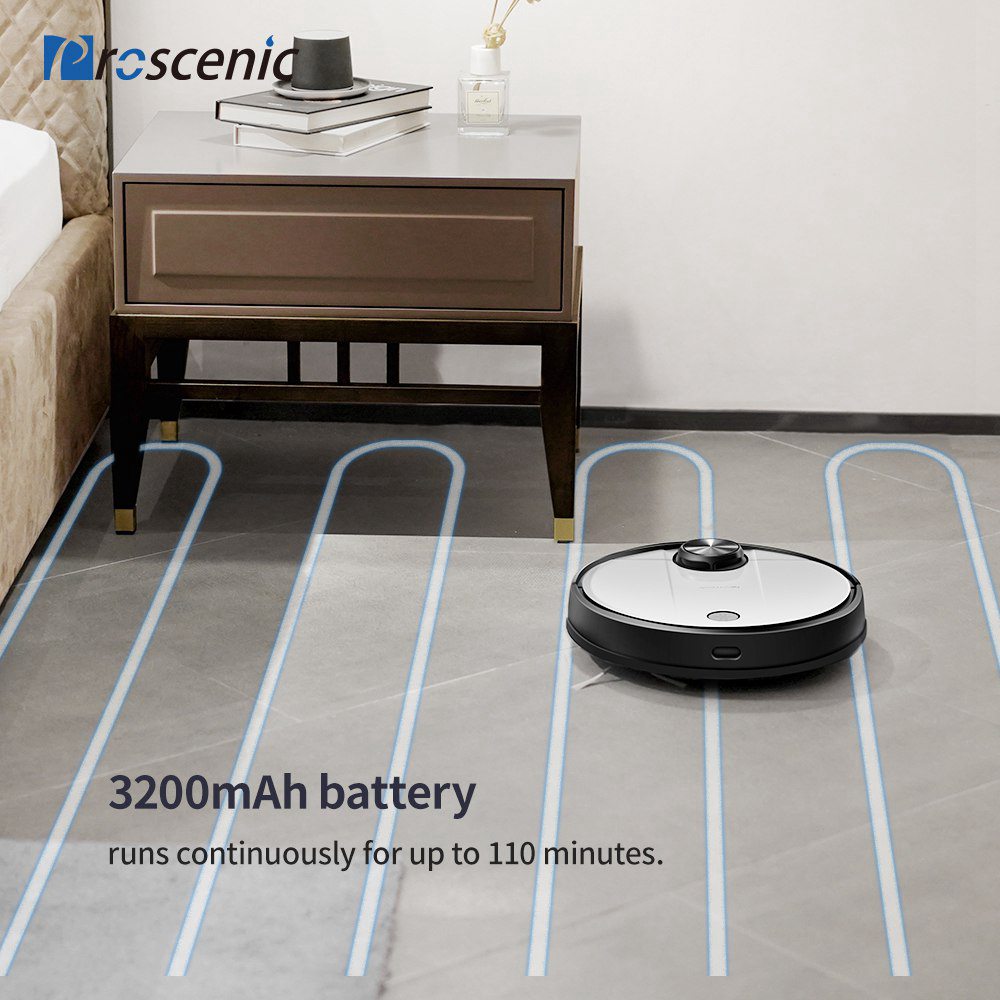 Proscenic M6 Pro LDS Robot Vacuum Cleaner 2600Pa Powerful Suction