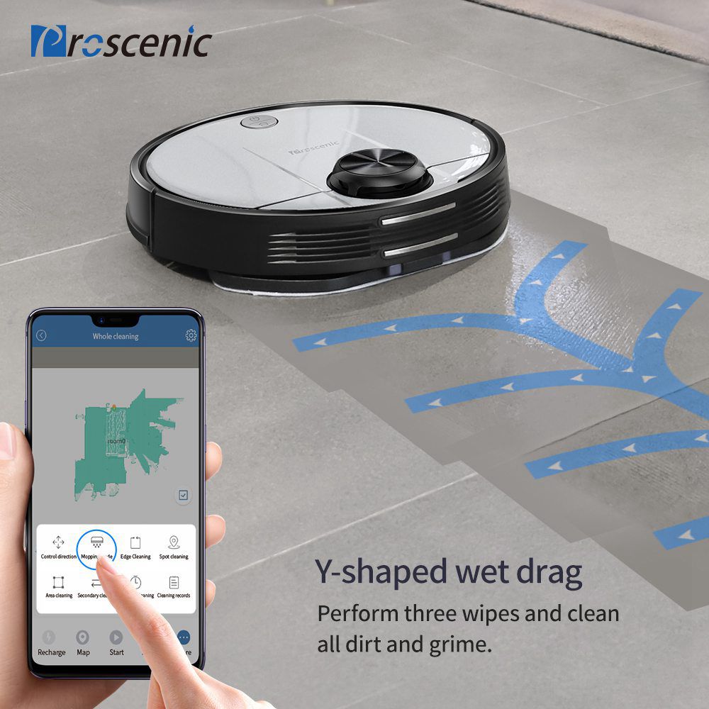 Proscenic M6 Pro LDS Robot Vacuum Cleaner 2600Pa Powerful Suction